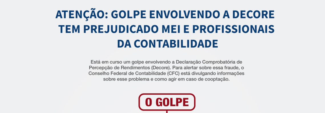 NÃO CAIA NO GOLPE: saiba como a Decore tem sido utilizada em golpes ...