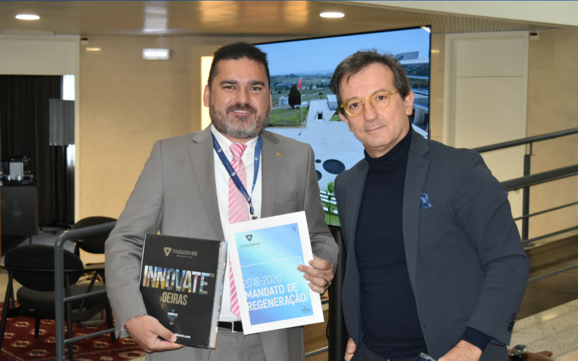 Empresários visitam o Taguspark, maior parque de ciência e tecnologia ...