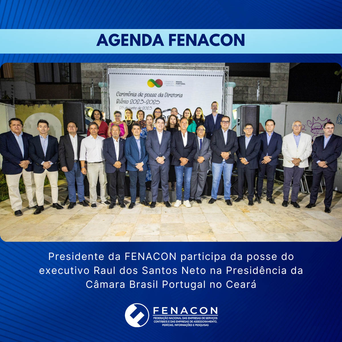 Presidente da FENACON participa da posse da nova diretoria da Câmara ...